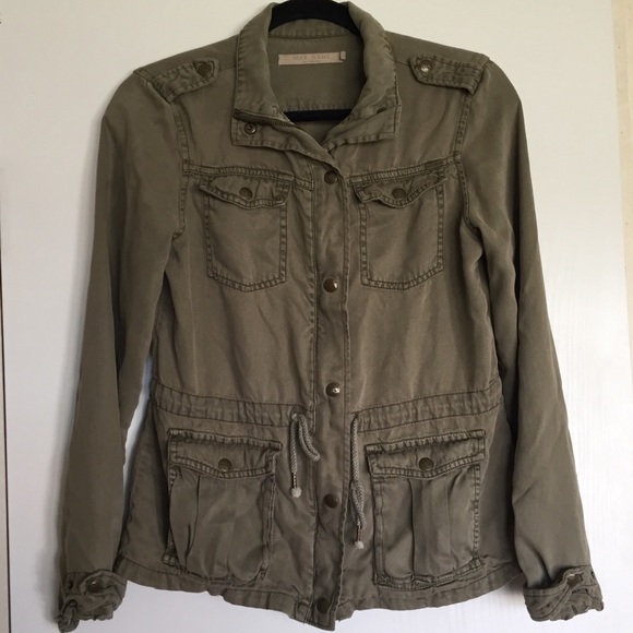 Max Jeans | Jackets & Coats | Military Green Max Jeans Utility Jacket ...